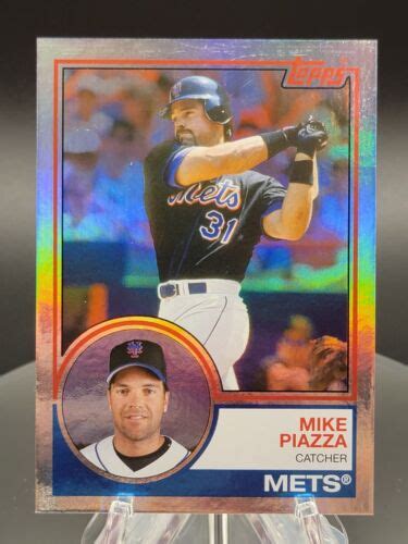 2021 Topps Archives 1983 Topps Rainbow Foil D 150 Mike Piazza 159