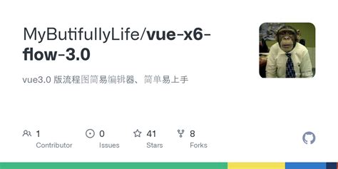 Github Mybutifullylifevue X6 Flow 30 Vue30 版流程图简易编辑器、简单易上手