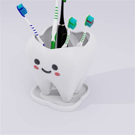 Tooth Planter Tooth Pen Holder Rcults3d