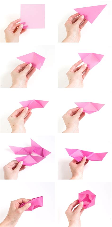 Step By Step Easy Origami Candy Box Jadwal Bus