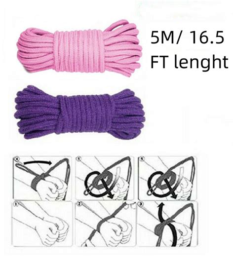 Bondage Restraint Soft Rope Slave Adult Japanese Shibari Hogtie Propinkup