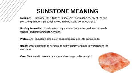 Sunstone Meaning Gemstone Healing Properties Uses Crystals And More