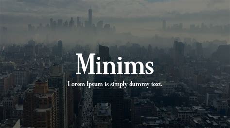 Minims Font Download Free For Desktop And Webfont
