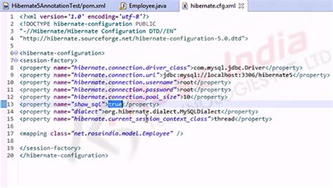 Hibernate 5 Annotation Example