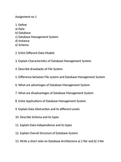 Assignment No 1 Dms Pdf