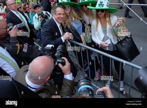 Mayor Deblasio Marches In The 2016 St Patricks Day Parade Featuring