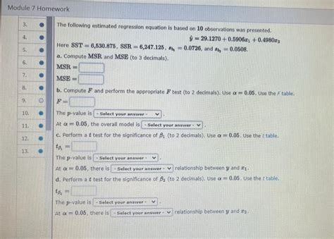 Solved Module 7 Homework 3 4 The Following Estimated