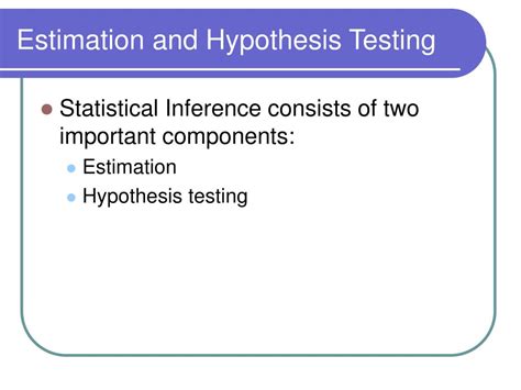 Ppt Statistical Inference Powerpoint Presentation Free Download Id5771435