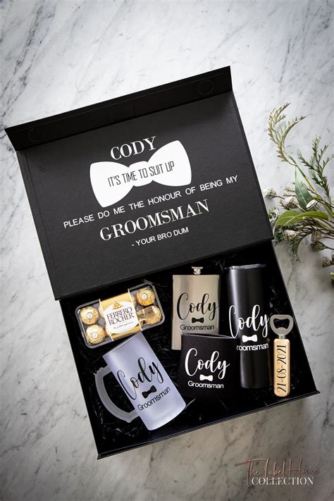Personalized Bottle Opener Personalized Socks Groomsman Proposal Box Be My Groomsman