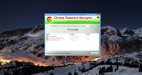 Chrome Password Decrypter Dobreprogramy