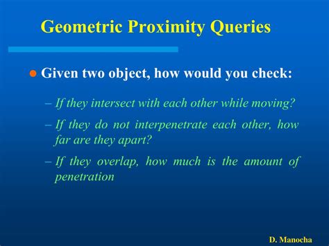 Ppt Proximity Queries Using Spatial Partitioning And Bounding Volume