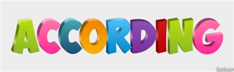 According Text Effect And Logo Design Word