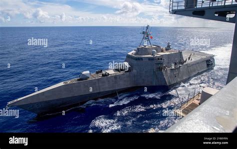 Pacific Ocean Oct 1 2024 The Independence Class Littoral Combat Ship Uss Mobile Lcs 26
