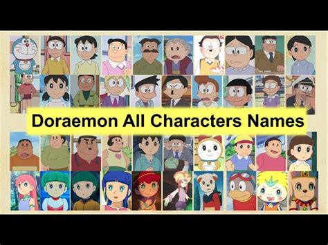 Doraemon Characters Name In Anese