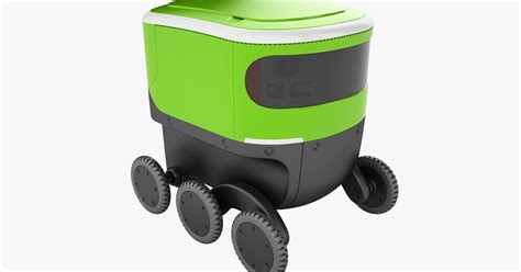 Autonomous Delivery Bot Parcel Carrier 3d Incl Autonomous