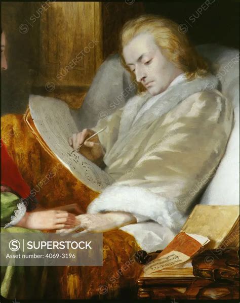 Wolfgang Amadeus MOZART 1756 91 Austrian Composer Composing His