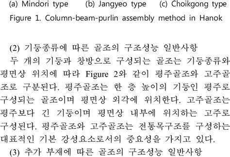 Classification Criteria And Detailed Items On Frame Type Download