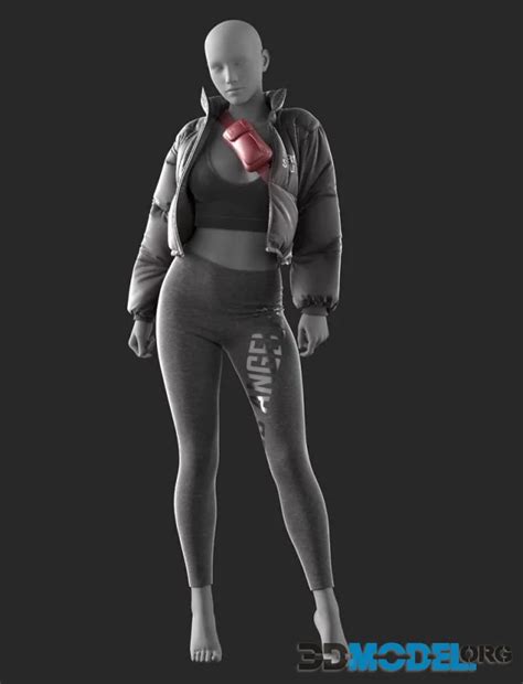 3d Model Girls Outfit 22 Marvelous Clo Pbr
