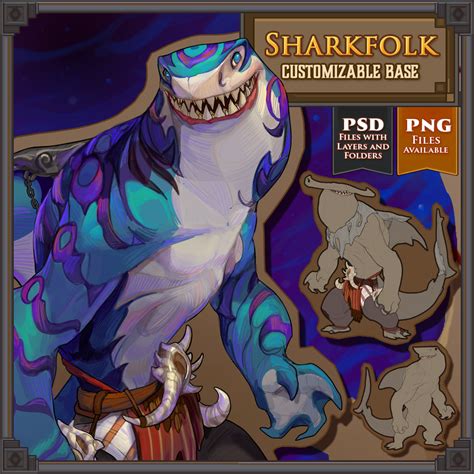 Sharkfolk Customizable Base