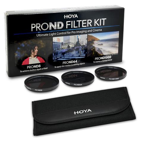 Hoya Prond Filter Kit Nd8 Nd64 Nd1000 77mm Lens Filters