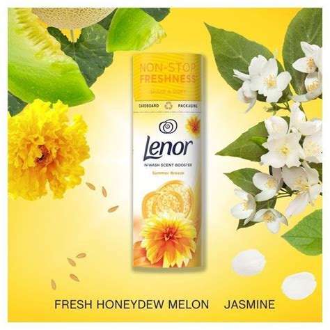 Lenor Summer Breeze In Wash Scent Booster Ленор Парфюм для стирки в гранулах 176 г купить с