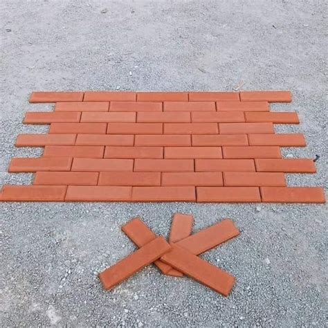 Jual Bata Tempel Beton Bata Tempel Bevel Merah Gravel Shopee Indonesia