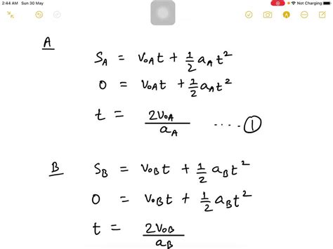 Solved Two Rockets Are Flying In The Same Direction And Are Side By Side At The Instant Their
