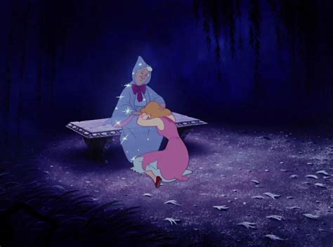Fairy Godmother Appears Cinderella 1950 Animation Disney Princess