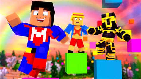 El Parkour Arcoiris Imposible En Minecraft Troll 😂 Youtube