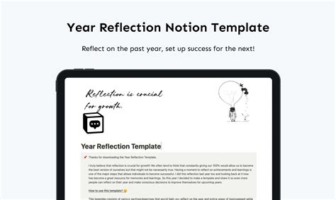 Year Reflection Template Notion Everything