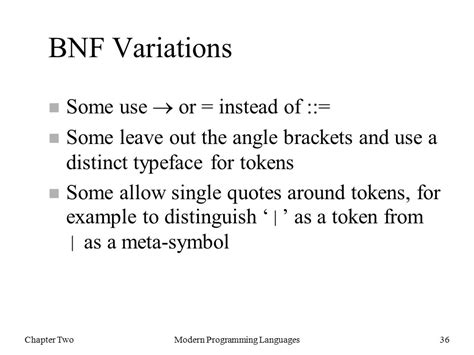 Chapter TwoModern Programming Languages1 Defining Program Syntax Ppt