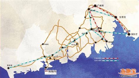 深茂高铁线路图 茂名本地宝