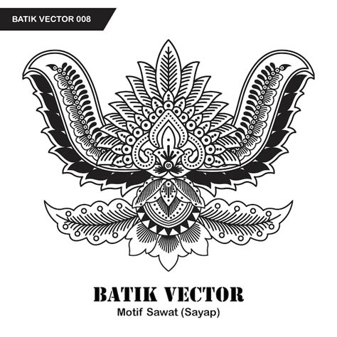 Premium Vector Batik Vector 008