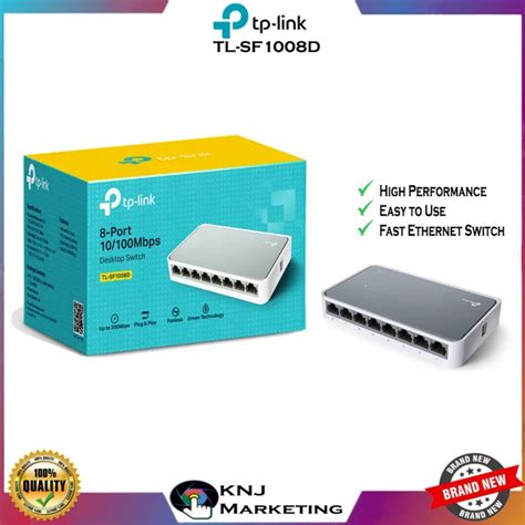 Tp Link 8 Port 10 100mbps Desktop Switch Tl Sf1008d Switch Hub Lazada Ph