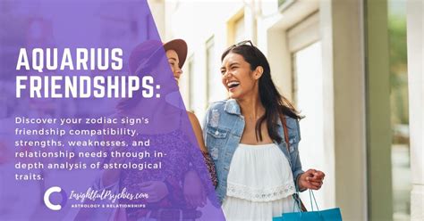 Aquarius Friendship Guide Aquarius Friendship Compatibility