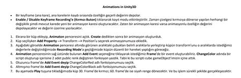 Github Huseyinahlatli Academy Unity Animate Movement Animation