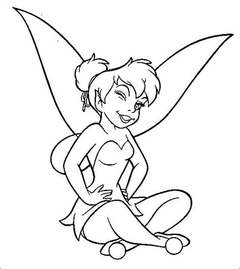 Tinker Bell Line Art By Serena7718 On Deviantart