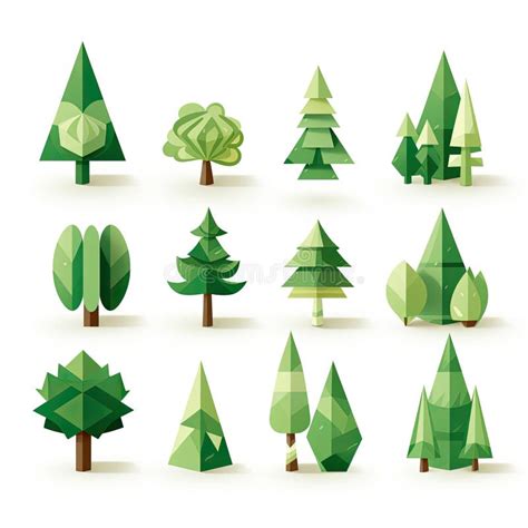 Tree Icons Vector Illustration Stock Illustration Illustration Of Emblem Element 303080885