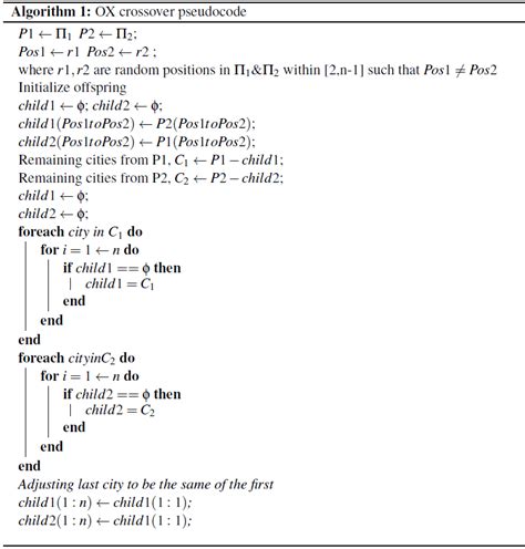 ox crossover pseudocode download scientific diagram