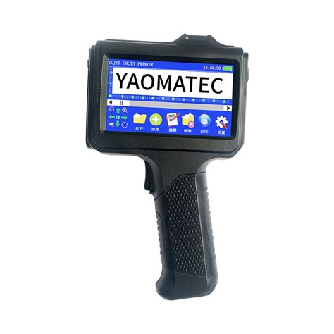 Yaomatec 127mm Multilingual Handheld Inkjet Printer Logo Date Number Portable Inkjet Printer