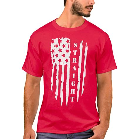 American Flag Tee Shirt Straight Shop
