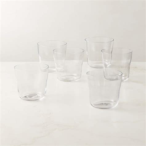 Downtown Double Old Fashioned Glasses Set Of 6 Reviews Cb2 Canada