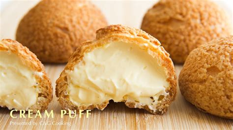 しっかり膨らむクッキーシュークリームの作り方 簡単お菓子 お菓子作り クッキーシュー Asmr Youtube