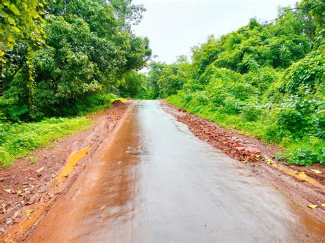 बोर्लीपंचतन श्रीवर्धन रस्ता बनला चिखलमय Krushival