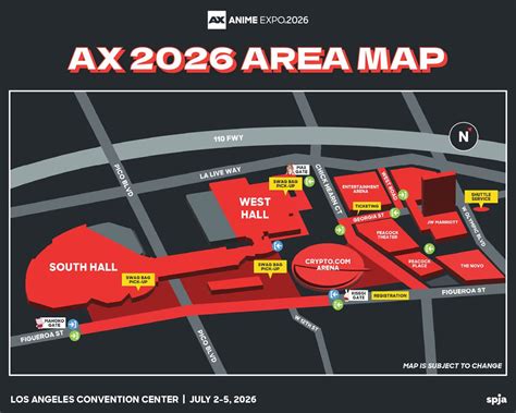 🗺️check Out The Ax2026 Area Map With An Expanded Campus With Non Stop
