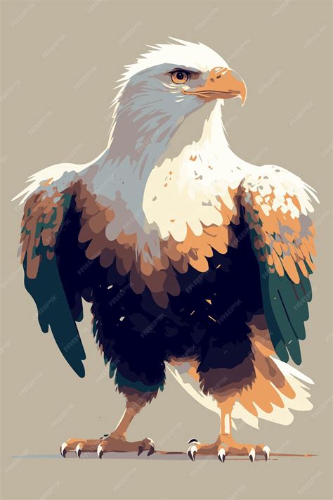 Premium Vector Eagle Vector Art Drawing Beautiful Hand Drawn American