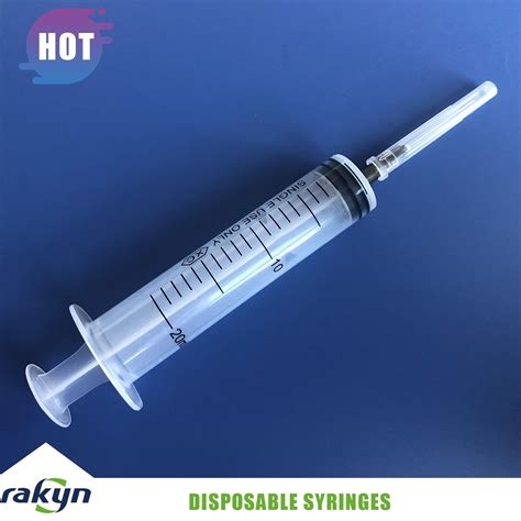 Medical Supply Of Disposable Plastic Vaccine Syringes With Needles Luer