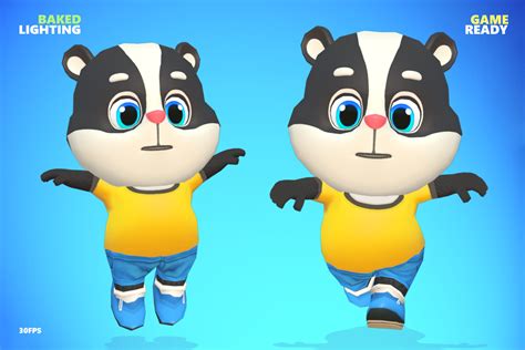 Skunk Animated 캐릭터 Unity Asset Store