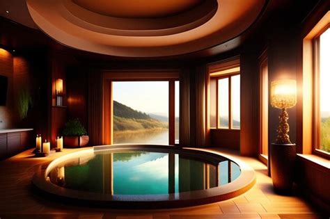 Premium Ai Image Spa Interior Background