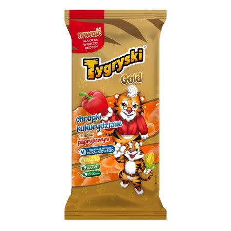 Tygryski GOLD Chrupki Kukurydziane Paprykowe 100g 5908221108732
